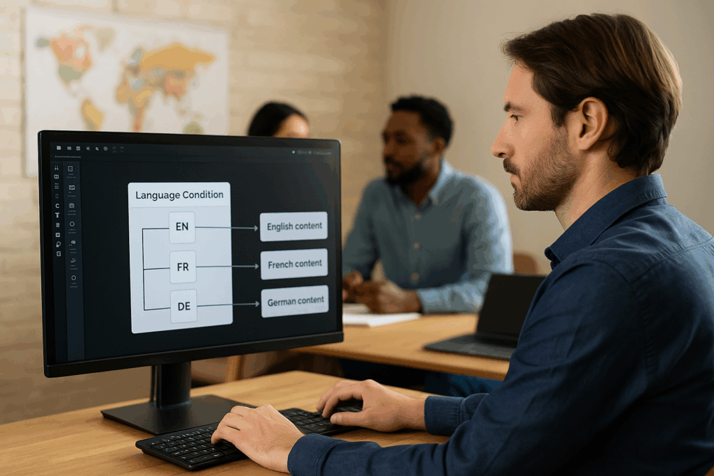 Optimize your modules with the VTS Editor Language Condition block