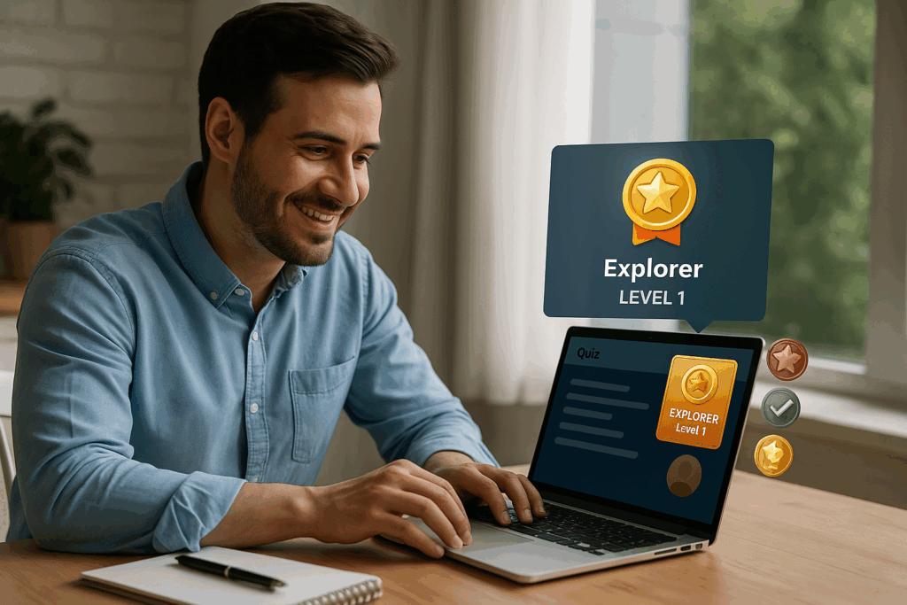 Boostez l'engagement avec le Bloc Badge VTS Editor en e-learning