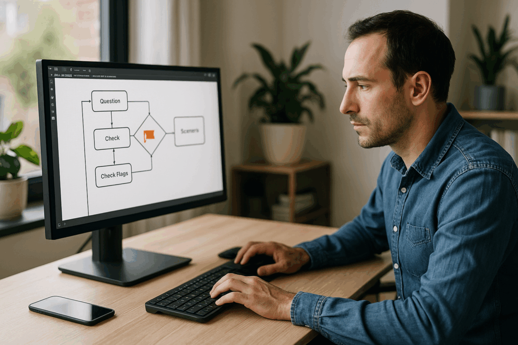 VTS Editor Flag Block: create effective adaptive scenarios
